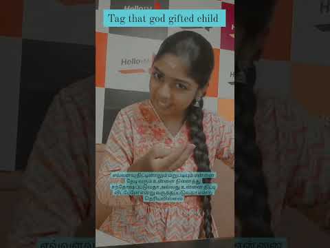 Tag that God gifted child #@RAJAREVATHI