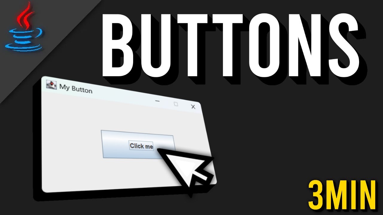 Buttons in JAVA | (simple & easy)