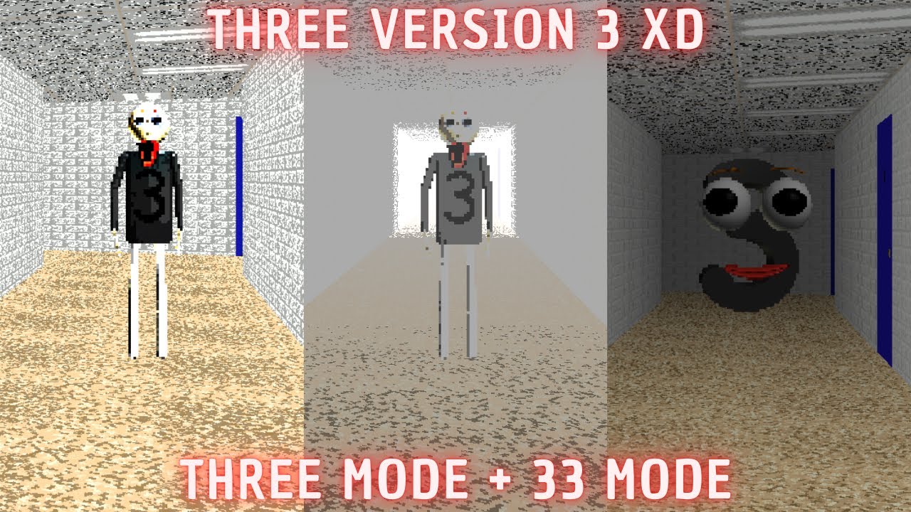 This is Better Than I Thought!! - Three v3 - Baldi's Basics Mod