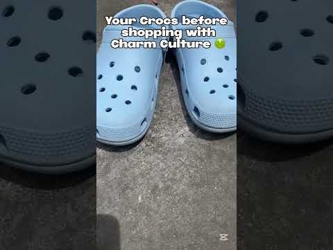 They look so much better π€© #crocs #jibbitz #charms #business #new #fypγ·γ