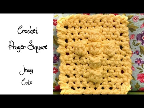 Crochet Prayer Square Rows 1 & 2