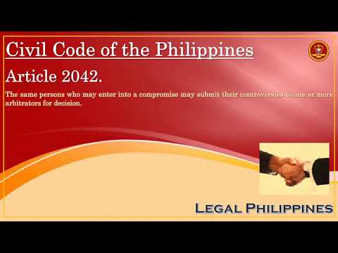 Civil Code of the Philippines, Article 2042
