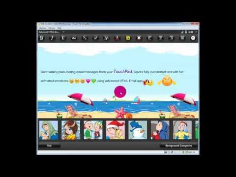 Advanced HTML Email for TouchPad