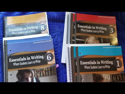 Essentials in Writing review ... levels 1, 3, 6 and 8