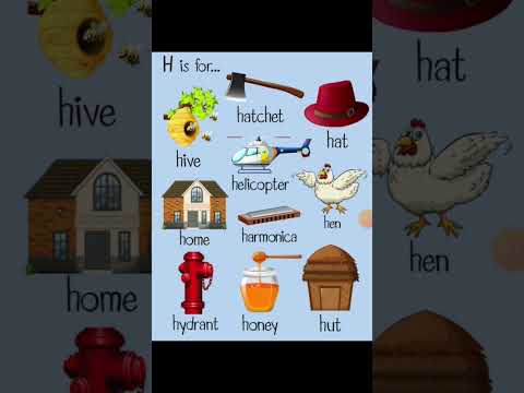 Words from H with pictures #learneasy📚