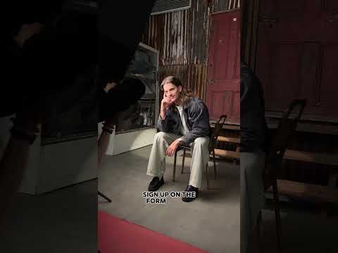 BTS of Model Portfolio Shoot with Jordan