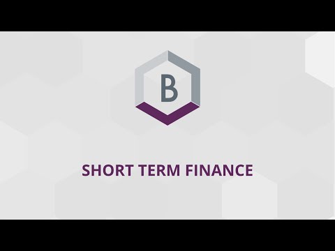 Short Term Finance