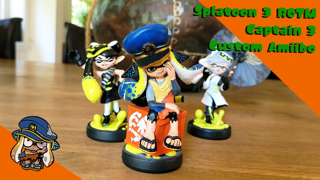 Splatoon 3 - Captain 3 | Custom Amiibo