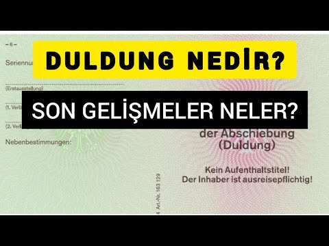 DULDUNG NEDİR? KİMLER DULDUNG BELGESİ ALABİLİR?