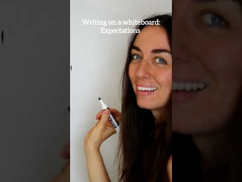 Writing on a Whiteboard Expectations #shorts