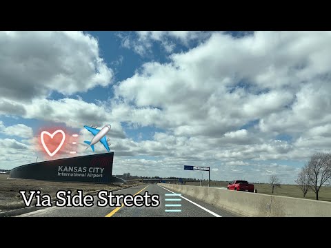 Drive To Kansas City International Airport(KCI/MCI) Via Side Streets.