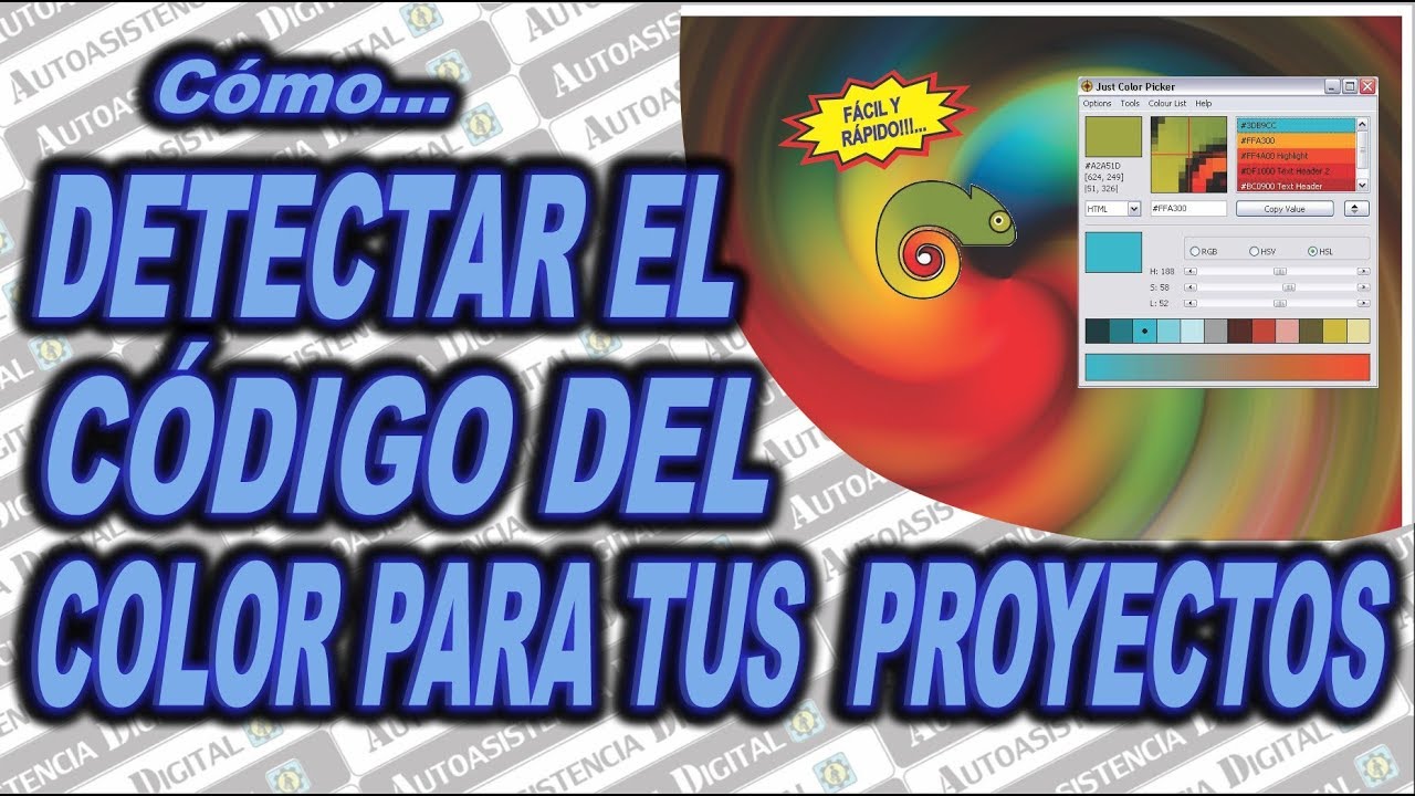 Cómo Detectar el Código de Colores Para tus Proyectos Fácil y Gratis | Autoasistencia Digital 😉