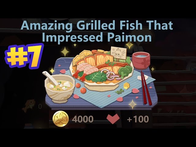 Genshin Impact “Fish Grilling” special event guide: All recipes revealed