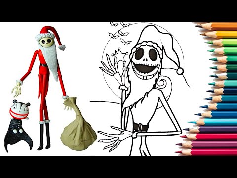 Coloring Jack Skellingtons Coloring Page - The Nightmare Before Christmas