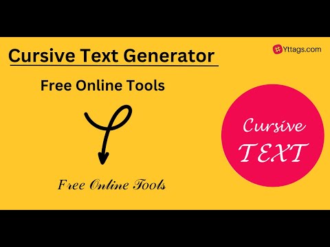 Cursive Text Generator (๐ฌ๐ธ๐น๐ ๐ถ๐๐น ๐น๐ช๐ผ๐ฝ๐ฎ) | Cursive Fonts - Text & Handwriting Generator
