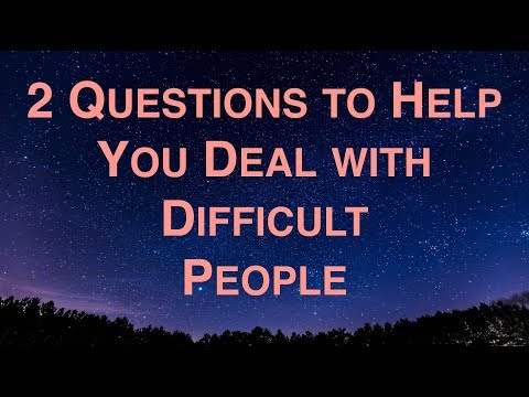 3 Types of Difficult People