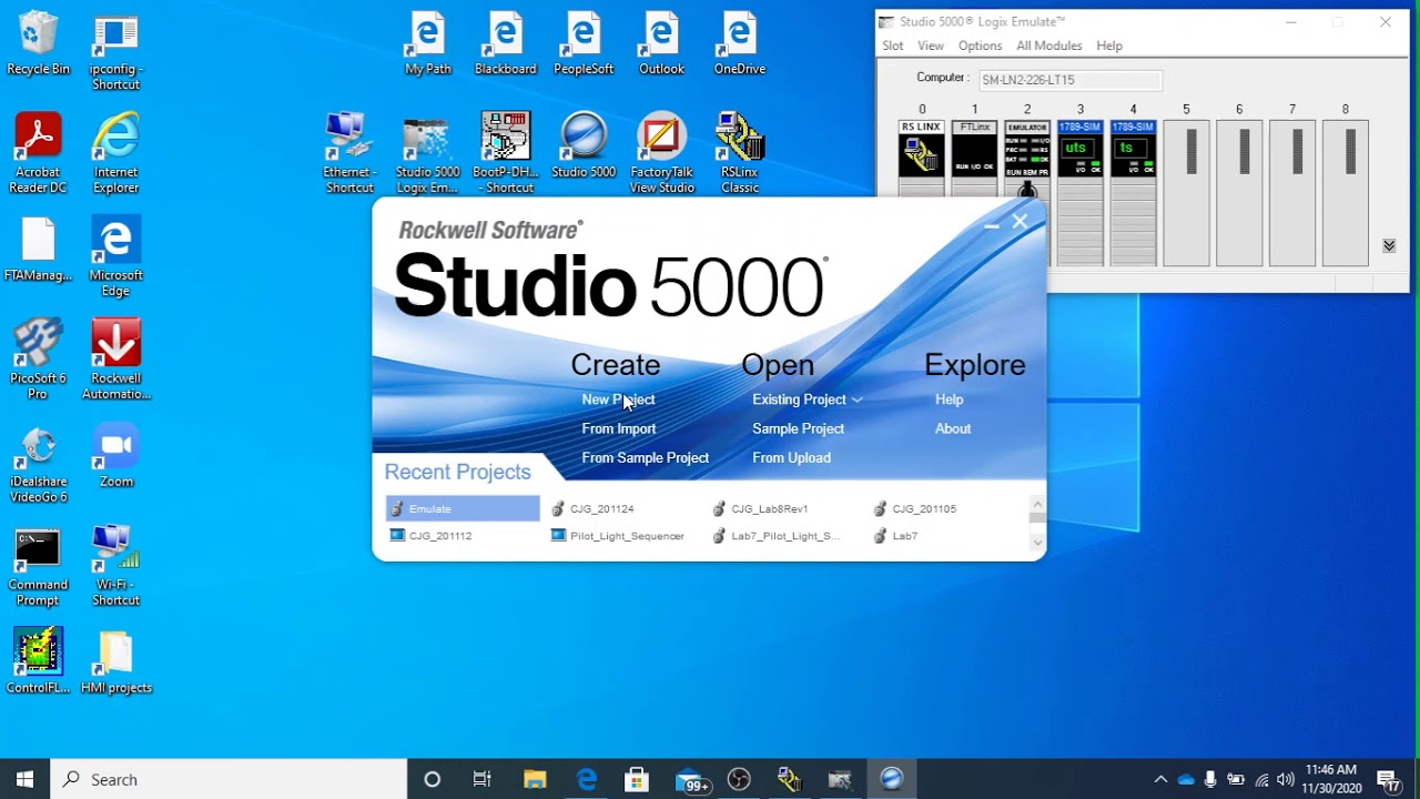 Studio 5000 Emulator Tutorial