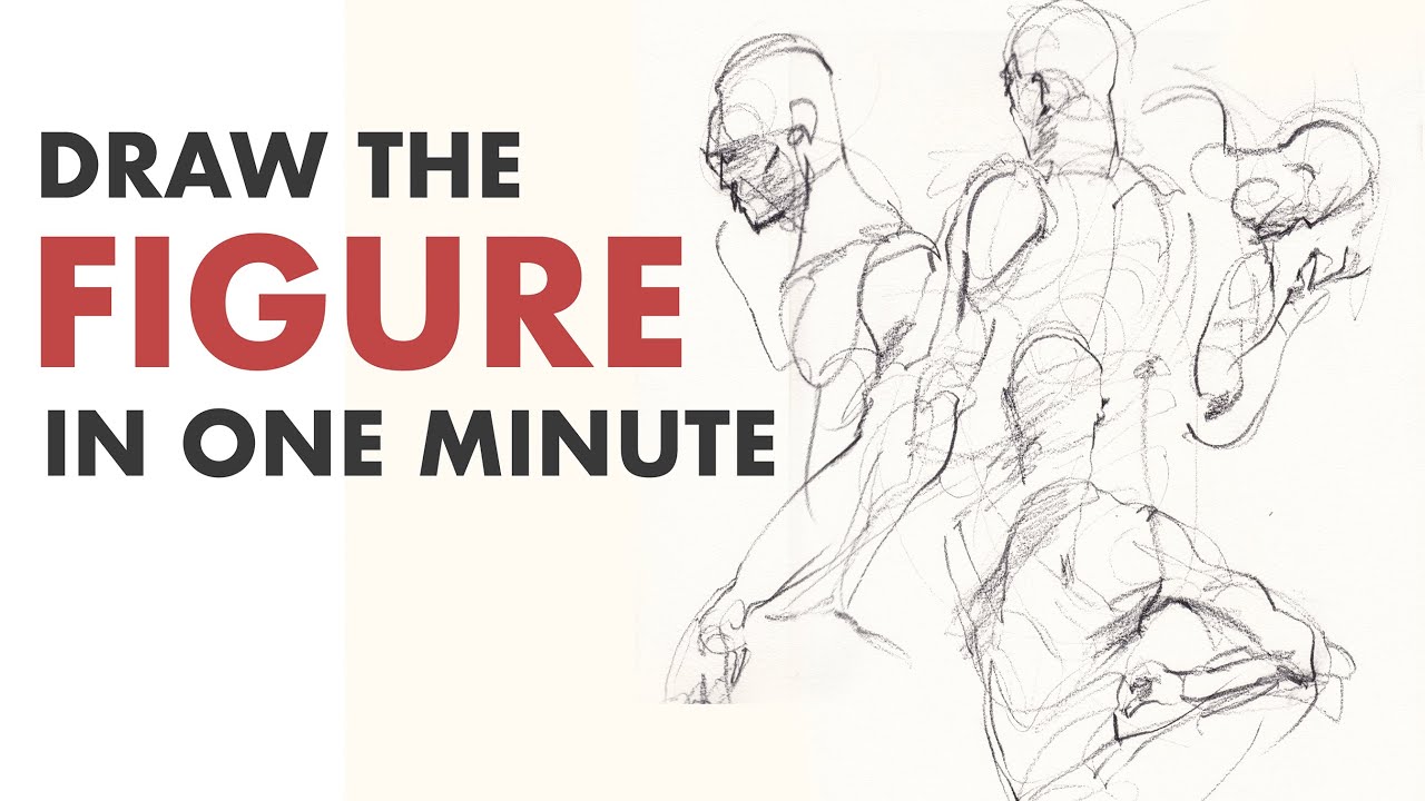 Drawing 1 Minute Poses (Gesture Drawing)