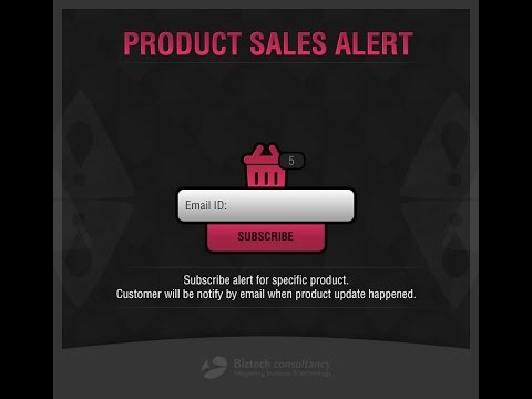 Product Sale Alerts Extension by Biztech Consultancy