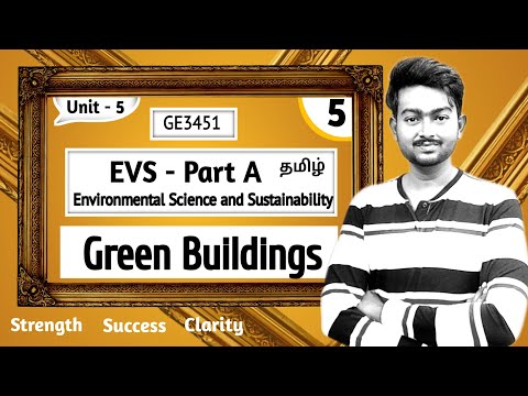 Green Buildings Objectives in Tamil Part A Unit 5 GE3451 Tamil Environmental Science Sustainability
