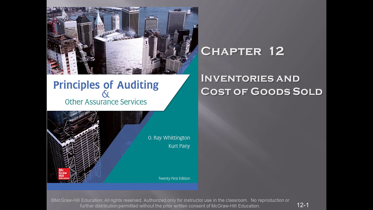 Chapter 12 Inventory and COGS