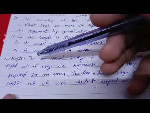 Biased Sample in an argument | Explained in Urdu