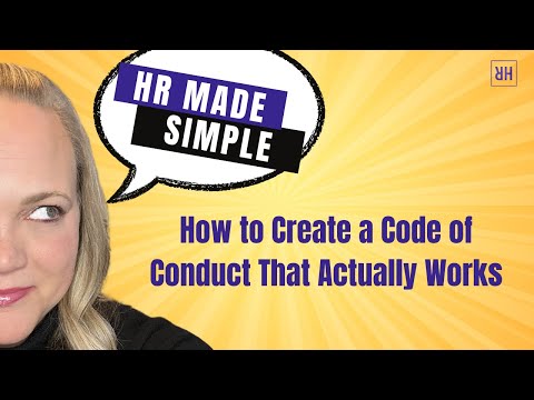 How to Create a Code of Conduct That Actually Works - HR Made Simple