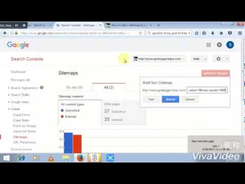 How to add and submit blogger sitemap to google
