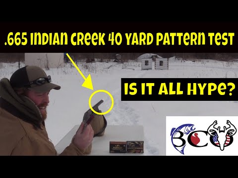 patterning the stoeger m3500 with a .665 indian creek | bco review |