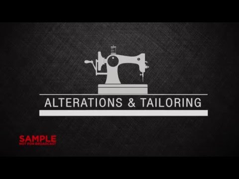 Dry Cleaning Tailor and Alterations Sample