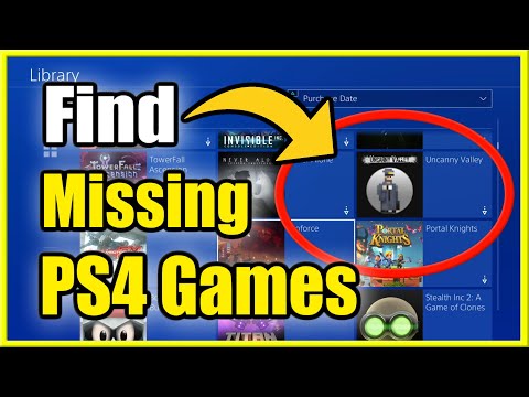 How to Find Missing or Deleted Game in PS4 Library! (Best Tutorial!)