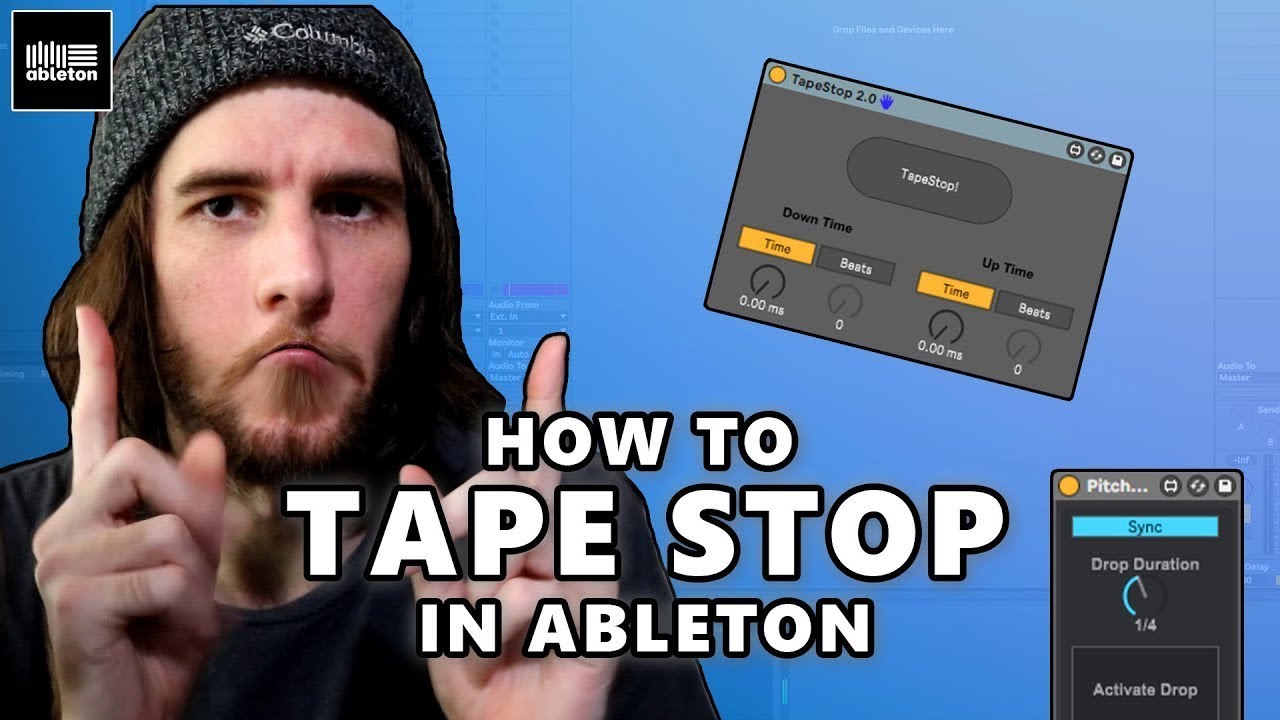 How to TAPE STOP/PITCH DROP in ABLETON | Max for live tutorial