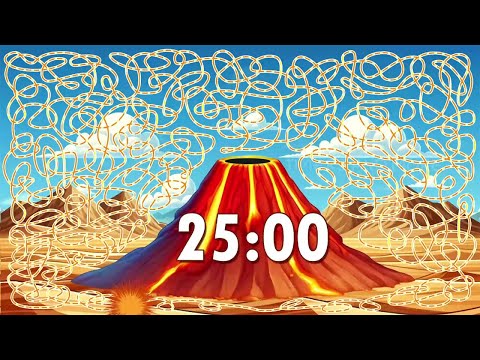 25 Minute Volcano π Timer Bomb π£ | Confetti Eruption