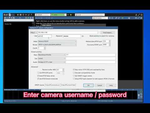 Blue Iris Connection Method