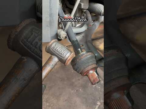 Removal like this ?? Cv joint ???? #garage #repair #fail #cars #mot #service