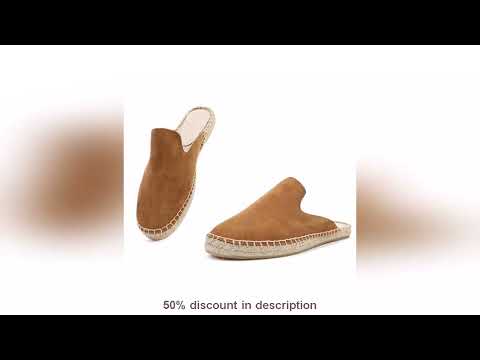 Why Everyone’s Talking About This Product! Classic Espadrille Mules for Women - Comfy and Versati