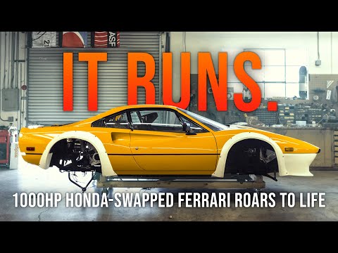 Honda-Swapped Ferrari 308 Is Almost Good to Go, Took 16 Months to Build ...