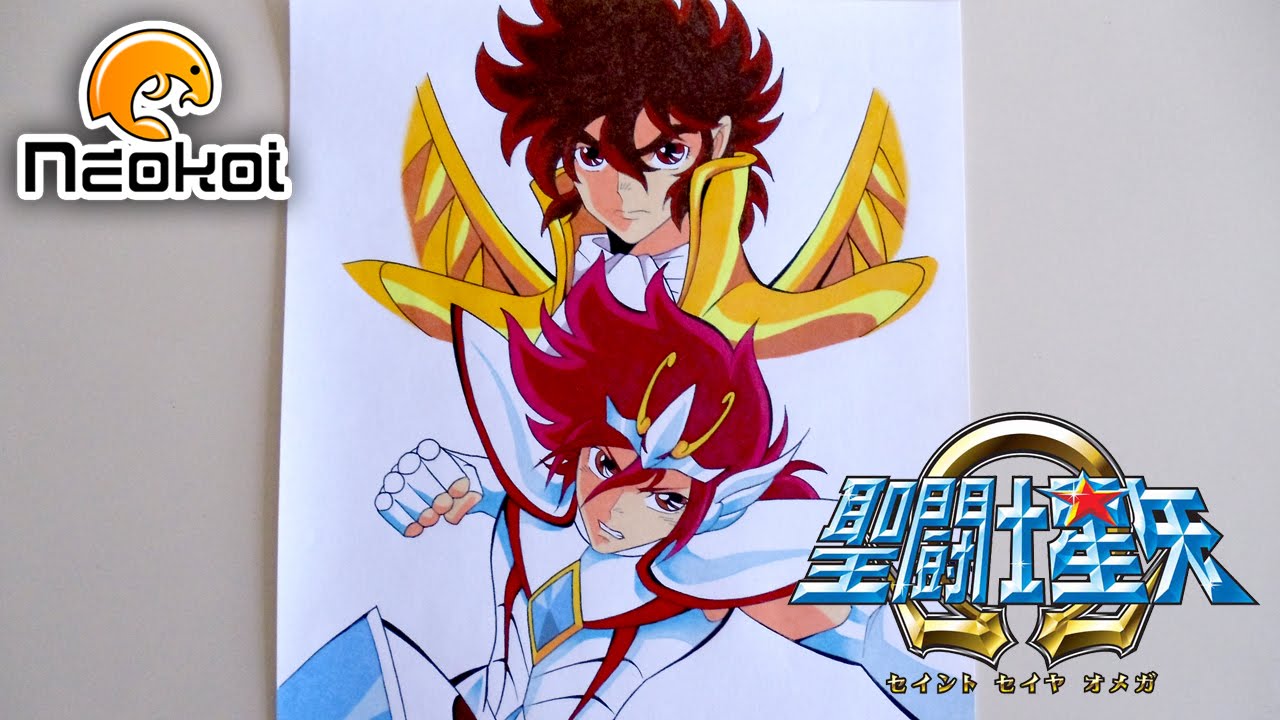 Dibujando a Seiya y Koga (Saint Seiya Omega) | Neokoi Comics