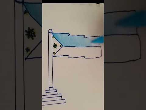 How to draw Phillipines Flag #shorts #drawing