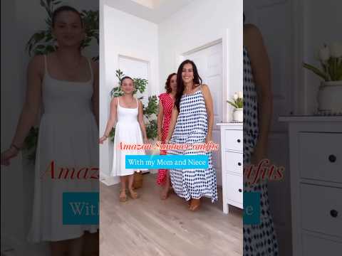 How to style: Summer dresses & skirt sets from Amazon! Outfits in my bio, in my LTK☀️ #amazon #ootd