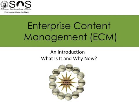 Enterprise Content Management (ECM) – An Introduction