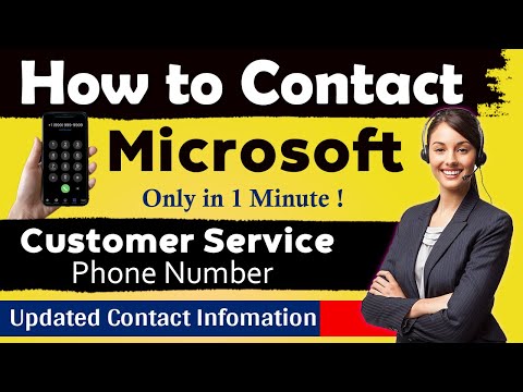 How to contact Microsoft customer service live person | Microsoft customer service Phone number