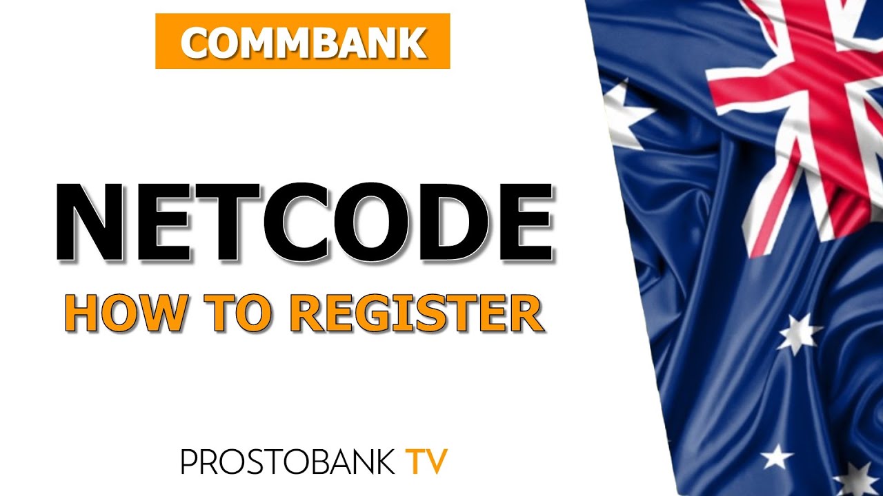 Netcode from Commbank: how to register