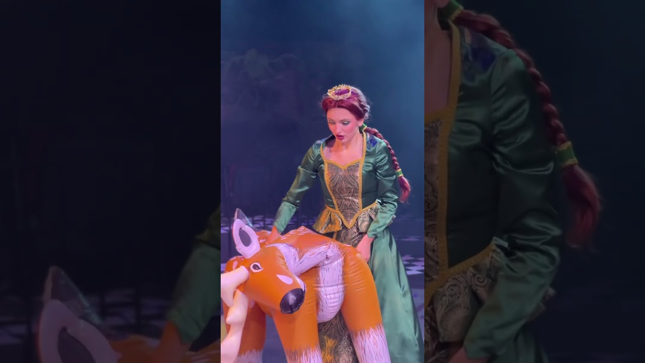 Don’t worry the deer is okay!  #shrek #shrekthemusical #fiona #theatre #fairytale #musicals