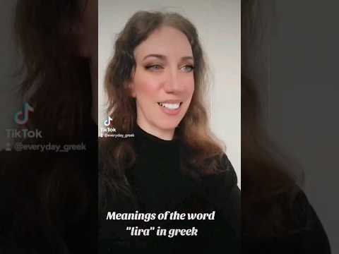 Meanings of the word "lira" in greek