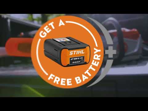 FREE Stihl AP 500 S battery promo!