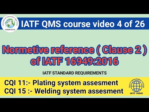 IATF clause 2 Normative references