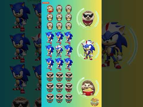 Find the Odd One Out: Shin Sonic! 🦔✨ | Can You Spot It? #emoji #challenge #shorts