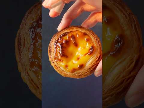 No.1!! The Best Portuguese Egg Tart, Pastel de Nata #cake #food #dessert