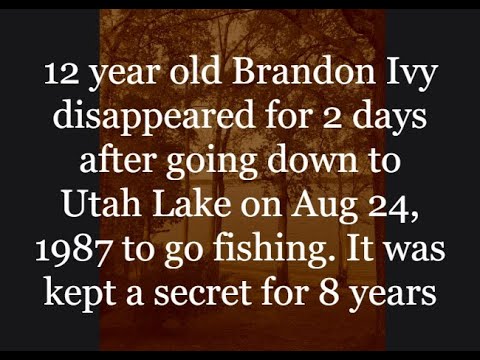 The Day Brandon Ivy Disappeared for 2 Days. Scary/Horror Stories